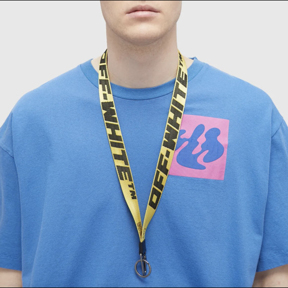 Off-White | Accessories | Offwhite Yellow Fabric Keychain | Poshmark